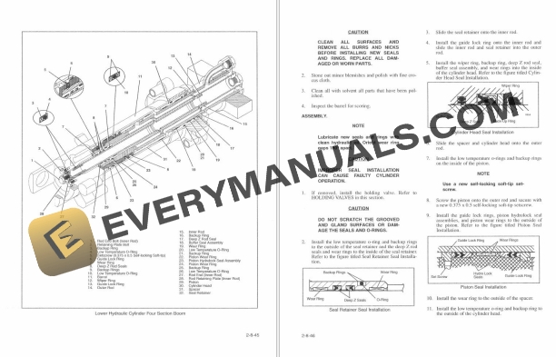 Grove TMS540 Crane Operators, Parts, Service Manual
