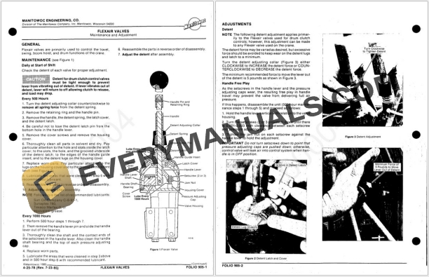 Manitowoc 6000 Crawler Service Manual
