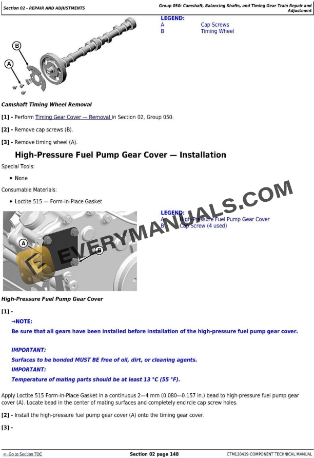 John Deere 3TNV86 4TNV86 3TNV88 4TNV88 Final Tier 4 Stage IV Yanmar ...