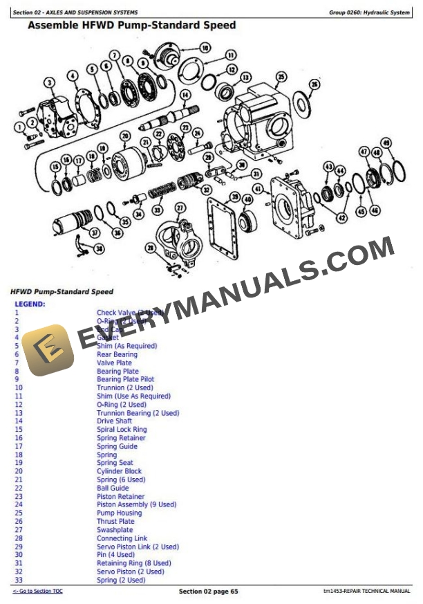 John Deere 670B 672B 770B 770BH 772B 772BH HFWD Motor Graders Repair ...