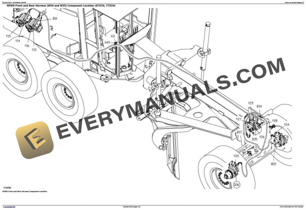 John Deere 670C 670CH 672CH 770C 770CH 772CH Series II Motor Grader ...