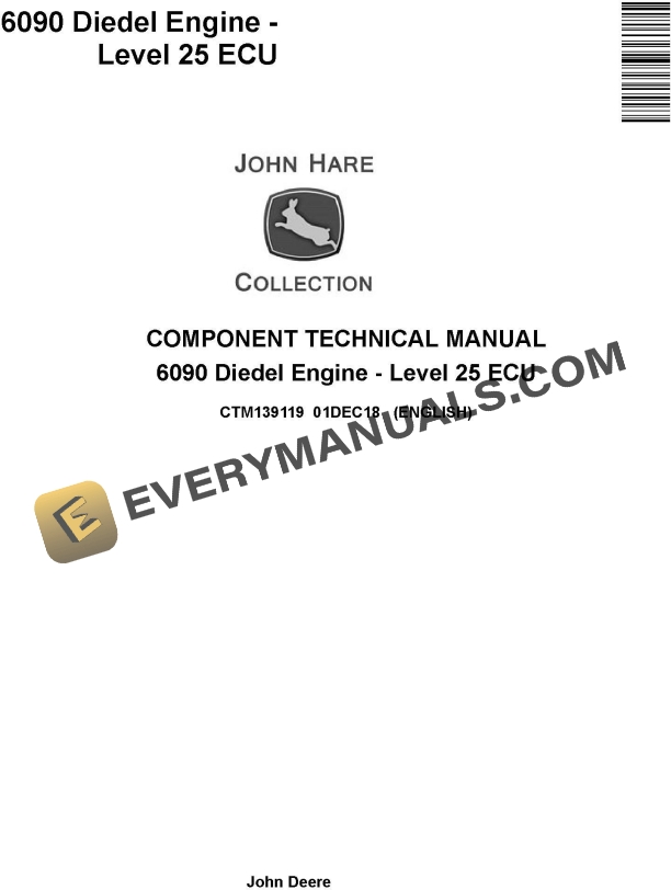 John Deere Repair Technical Manual PDF