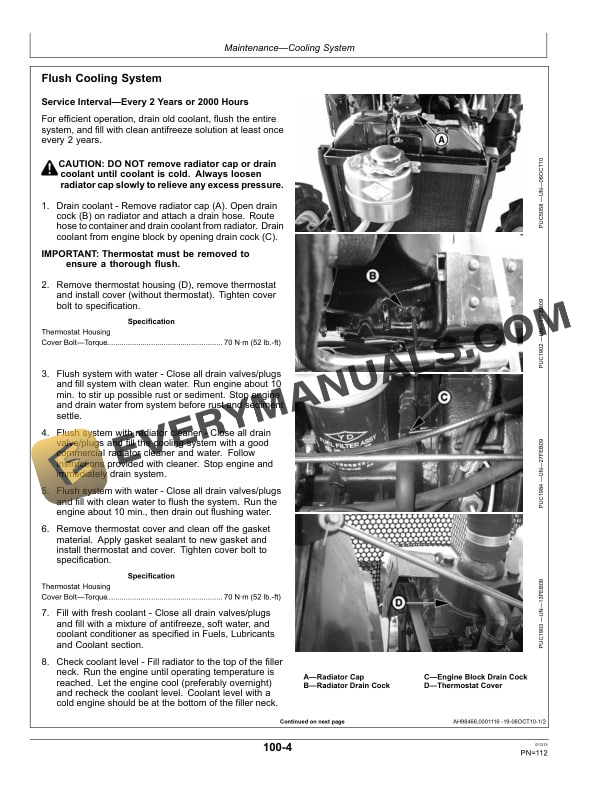 John Deere 280 284 300 304 320 324 B350 And 2c-354 Tractors Operator 