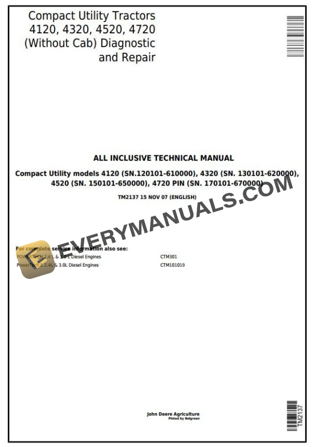 John Deere 790 Tractor Cab