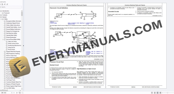 John Deere 450M 550M Precutter Round Balers Technical Manual TM148219 PDF
