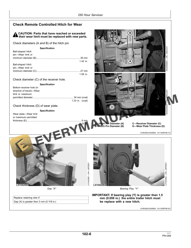 John Deere 8295rt, 8320rt, And 8345rt Tractors Operator Manuals OMRE314044