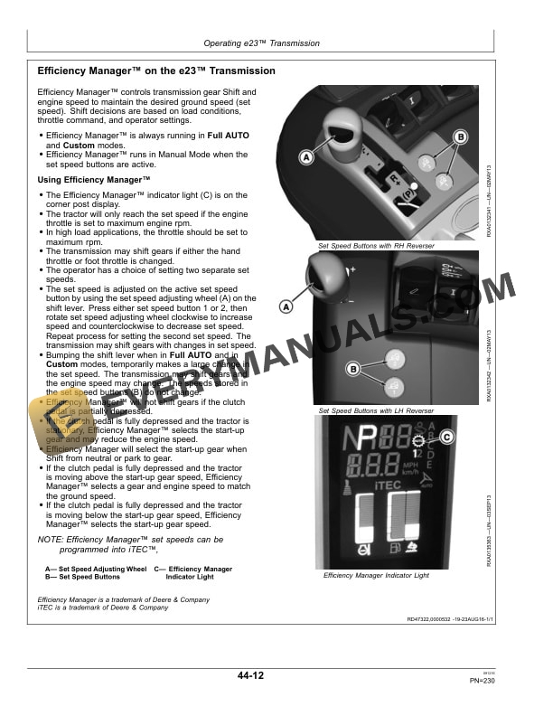 John Deere 8r Tractors Operator Manuals OMRE581957