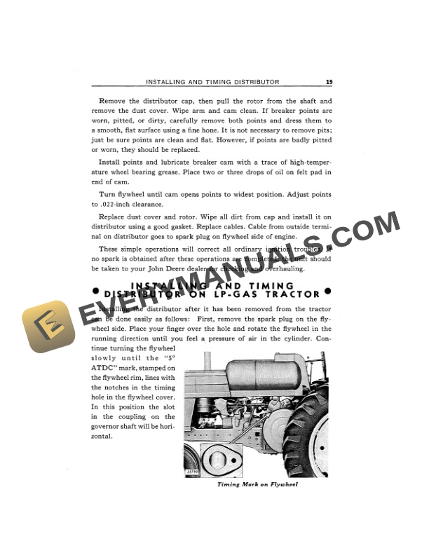 John Deere Model 60 Tractor Operator Manual OMR2049