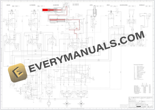 Tadano RTF 60-4 Crane Hydraulic Circuit