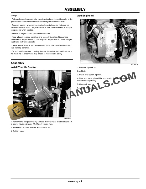 John Deere PowerTech Power-Pak Engine Operator Manual OMM154692