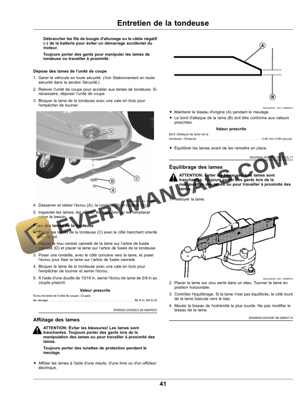 John Deere X107, X127, X167 Lawn Tractors Operator Manual OMUC22596
