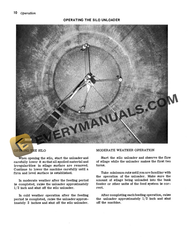 John Deere 900 SILO UNLOADER Operator Manual OMC18664