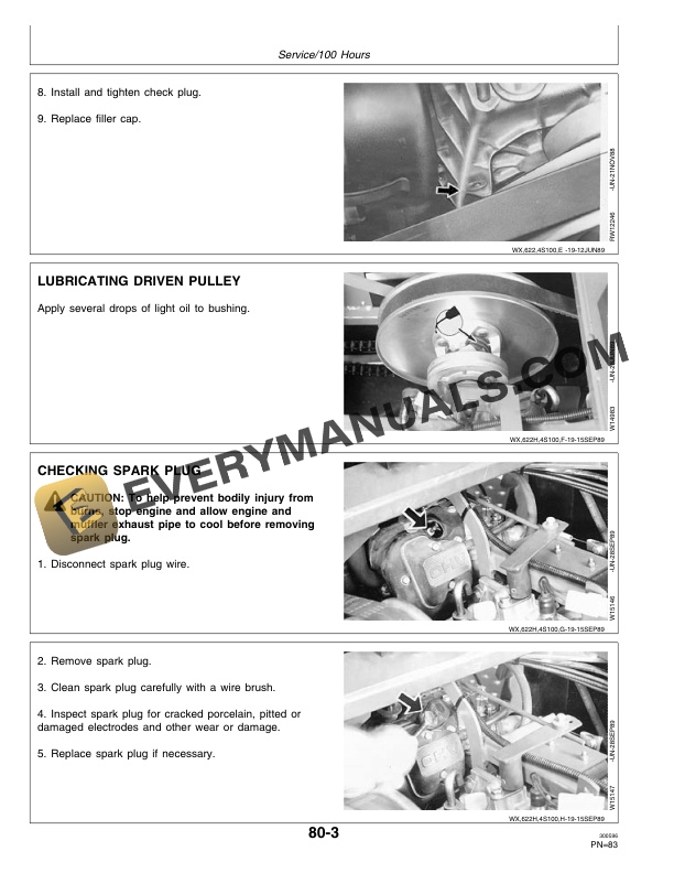 John Deere AMT 626 All Material Transporter Operator Manual OMM97086