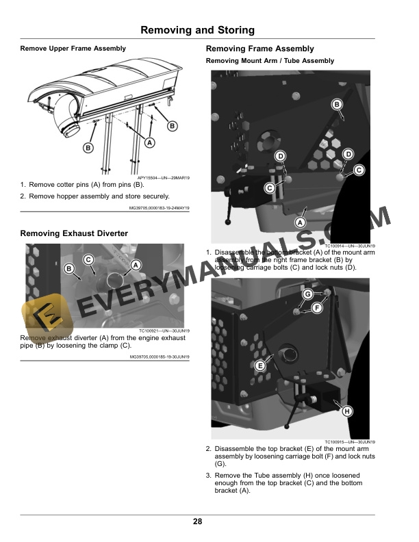 John Deere Blower and 3 Bag Material Collection System Operator Manual ...
