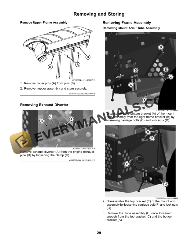 John Deere Blower and 3 Bag Material Collection System Operator Manual ...