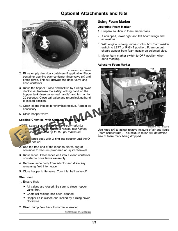 John Deere HD200 CE ProGator GPS Precision Sprayer Operator Manual ...