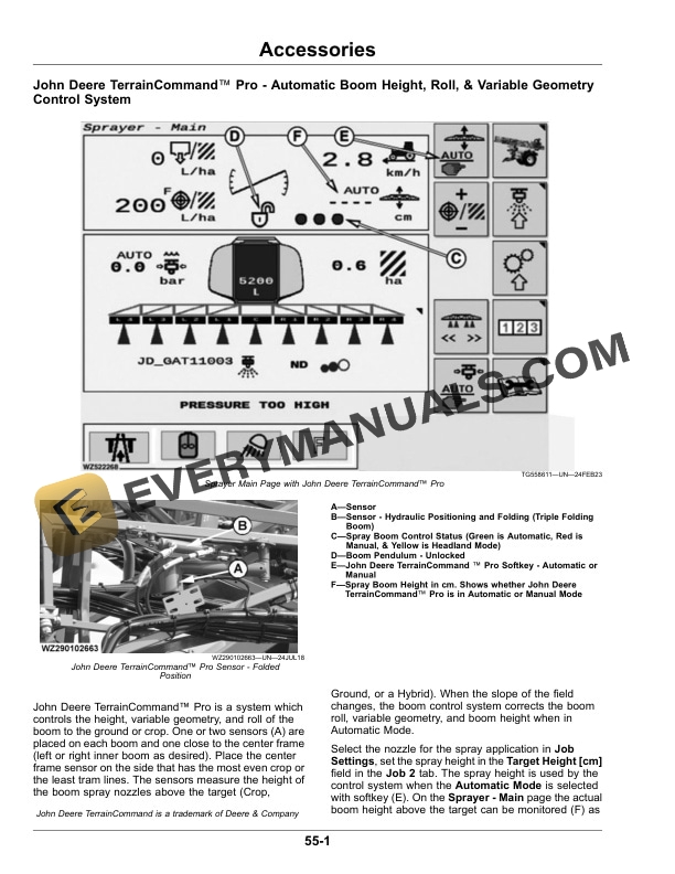 John Deere MAF 4240M, MAF 4240, MAF 5240, MAF 6240, 3WPZ Operator ...