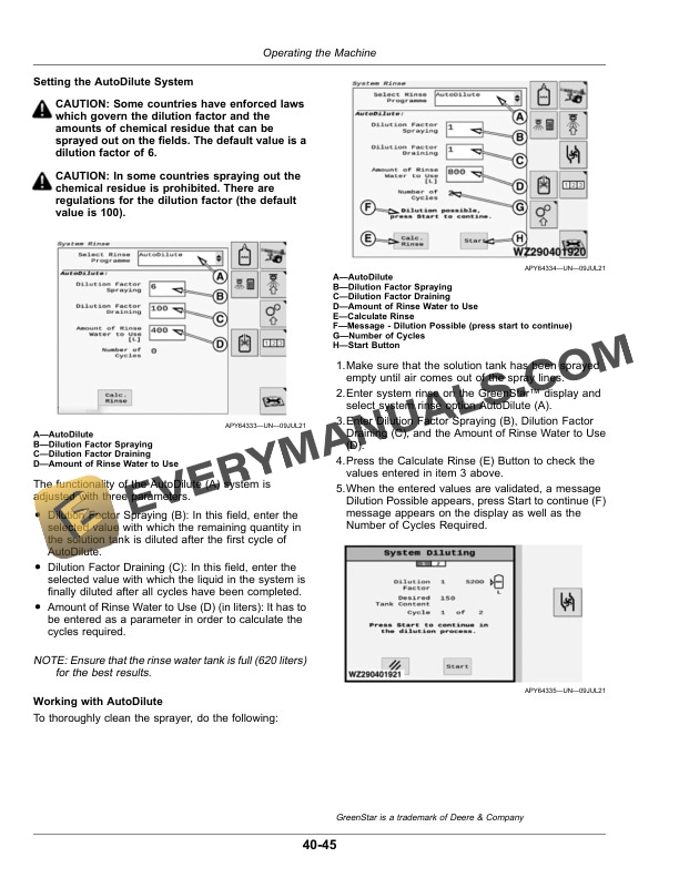John Deere MAF 4240M, MAF 4240, MAF 5240, MAF 6240, 3WPZ Operator ...