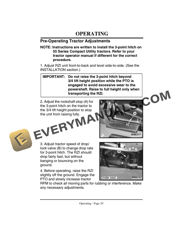 John Deere RZI 700 Root Zone Injection System Operator Manual OMMT4057