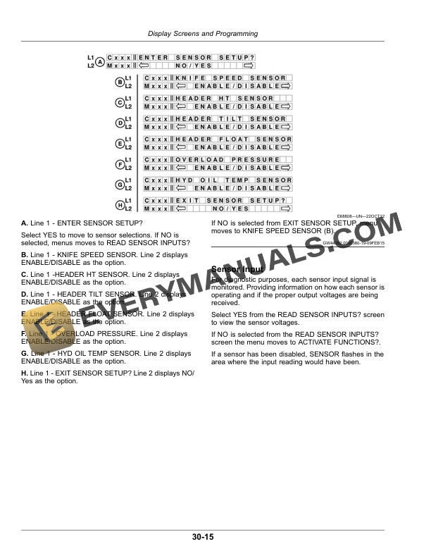 John Deere W155 Self-Propelled Windrower Operator Manual OMFH342422