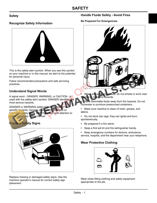 John Deere CS36, CS36LE, CS40, CS40LE, CS46, CS52, CS56, CS62, CS71 ...