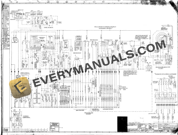 Grove RT630S Crane Schematic, Operators, Parts and Service Manual