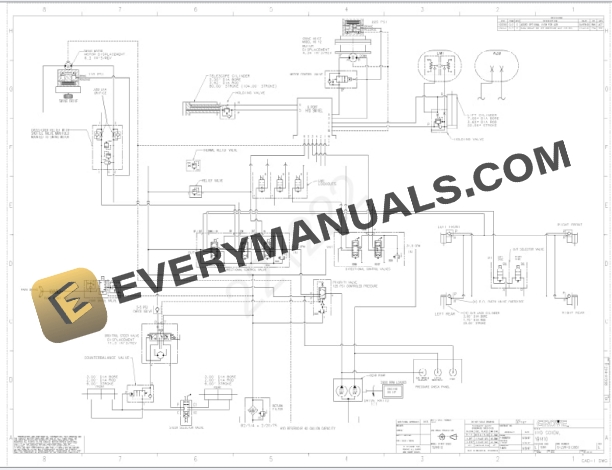Grove YB4410 Crane Schematic, Operators, Parts and Service Manual