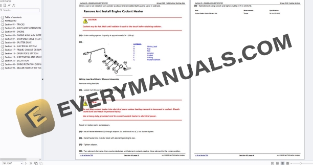 John Deere 790D 790DLC 892DLC Excavator Repair Manual TM1396 23MAR98