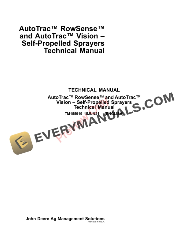 John Deere AutoTrac RowSense and AutoTrac Vision – Self Technical ...