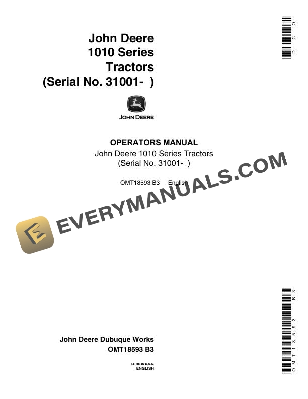 John Deere Operators Manuals Online Download PDF
