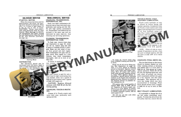 John Deere 420 Utility Tractor Operator Manual OMT46757