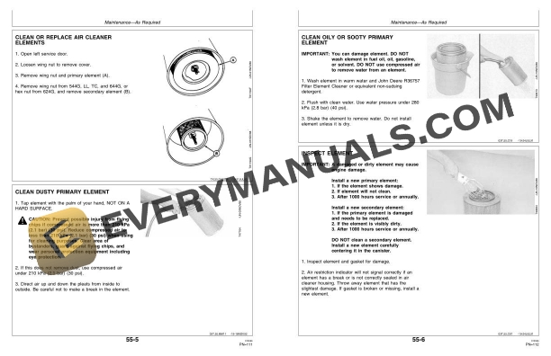 John Deere 544G, 544G LL, 544G TC, 624G, 644G Loader Operator Manual ...