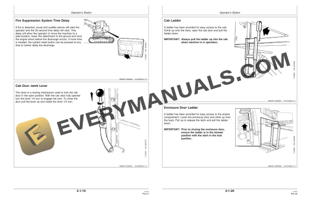 John Deere 608LH Tracked Harvester Operator Manual OMF383522
