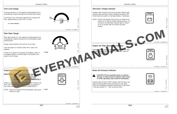 John Deere 670C, 670CH, 672CH Motor Grader Operator Manual OMT184948