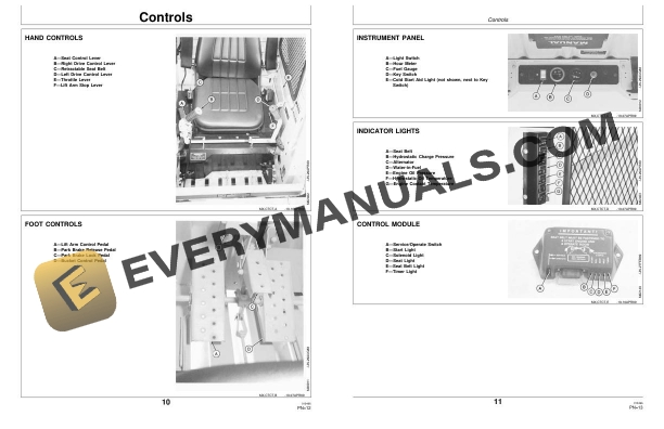 John Deere 675B Skid Steer Loader Operator Manual OMM79635
