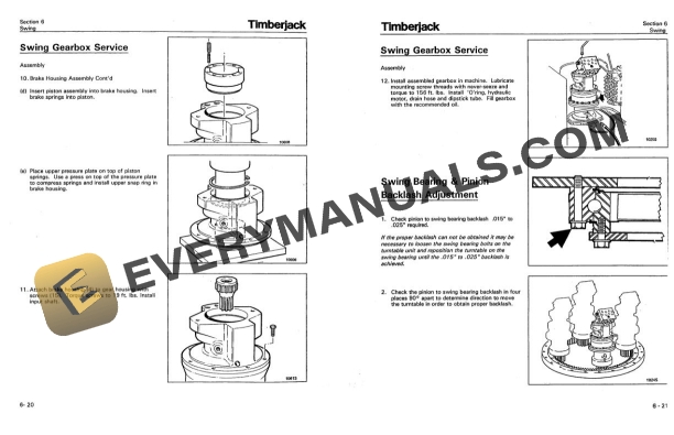 John Deere Timberjack 608 Feller Buncher Operator Manual F278380