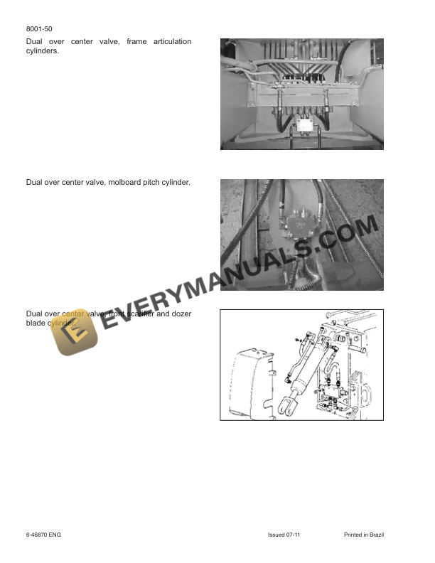 Case 845B, 845B DHP, 865B, 865B VHP, 865B AWD, 885B, 885B DHP, 885B AWD Grader Service Manual ...