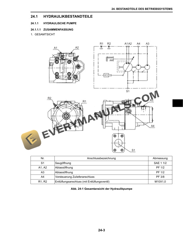 Case CX20B, CX22B, CX27B Hydraulic Excavator Repair Manual 9-91851 DE PDF