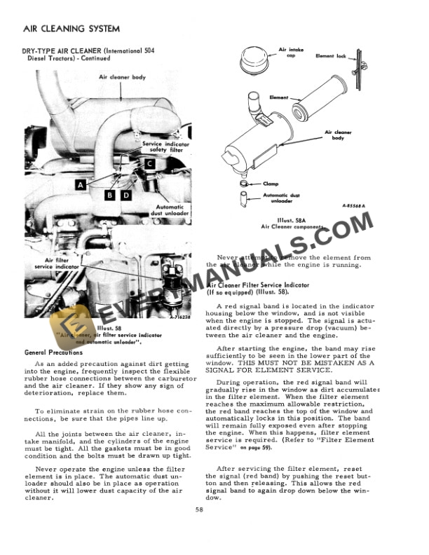 Case Farmall and International 504 Tractor Operator Manual 1014497R6 PDF