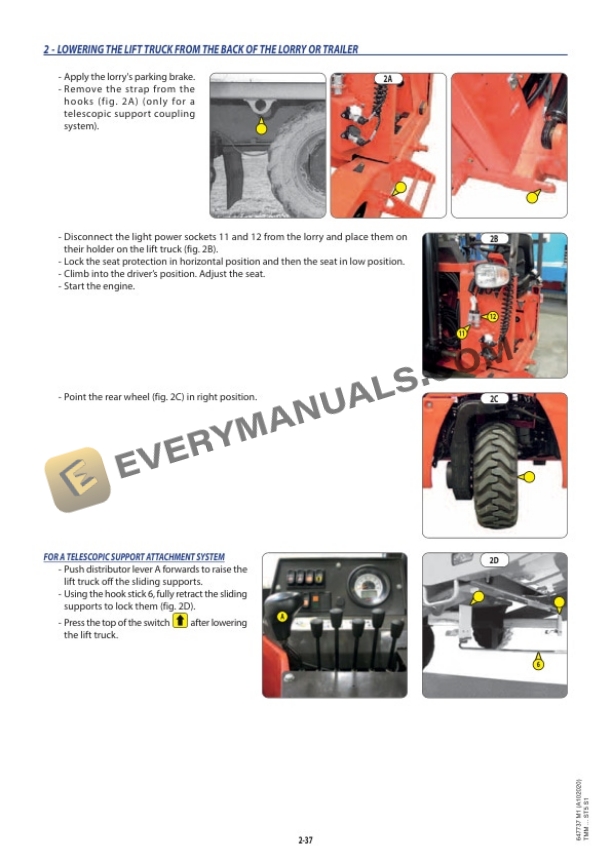 Manitou TMM 20 K ST5 S1, TMM 25 K ST5 S1, TMM 20 K 4W ST5 S1, TMM 25 K ...